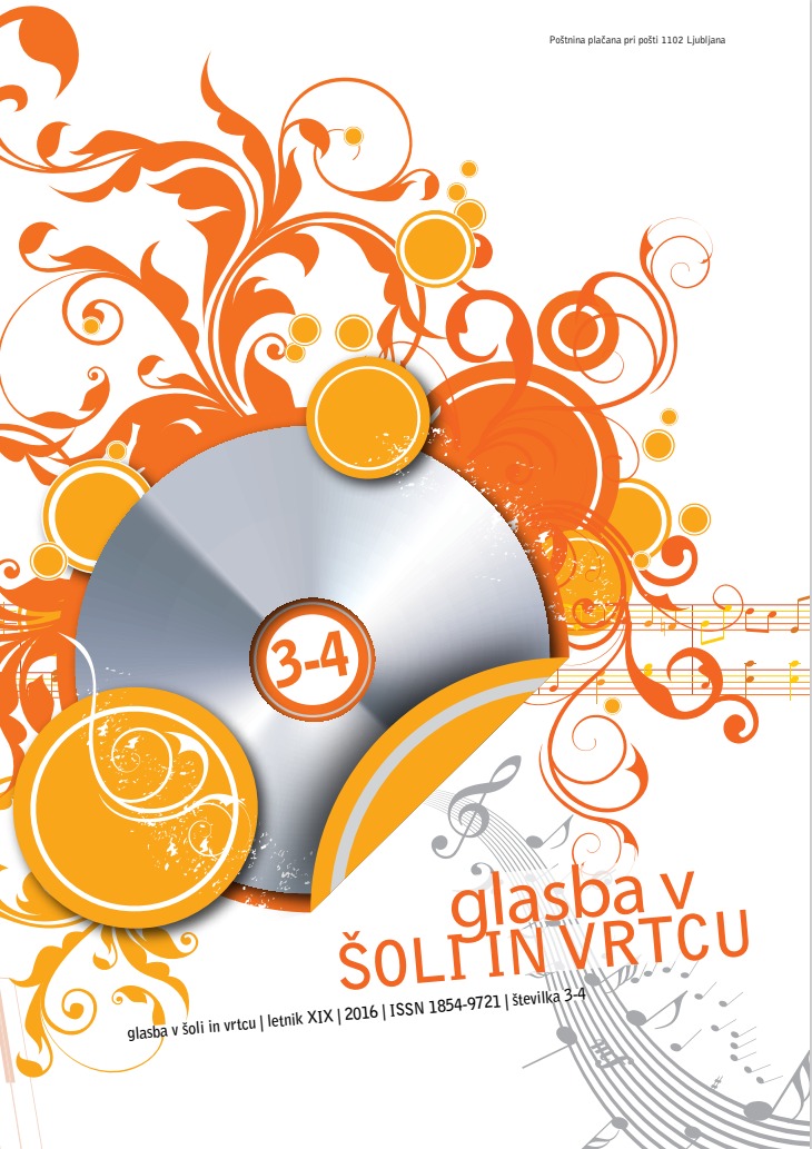 Glasba v šoli in vrtcu (3-4/2016) - Zavod RS za šolstvo